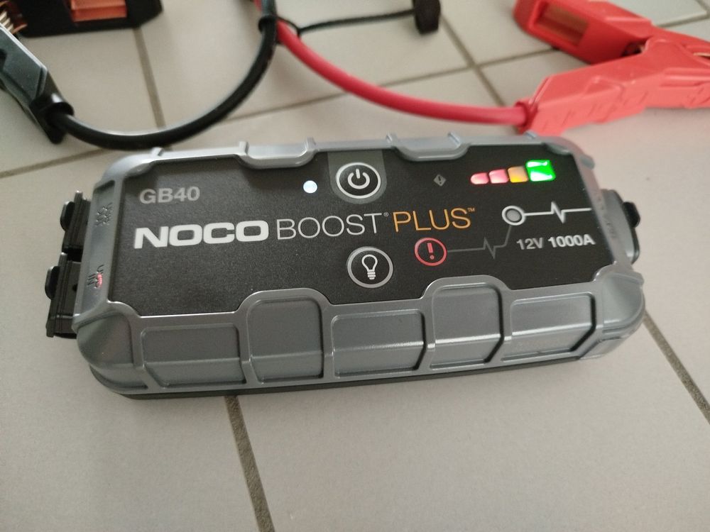 Noco Boost GB40 - Starterbatterie mit Ladefunktion 12V 1000A (Neu ...
