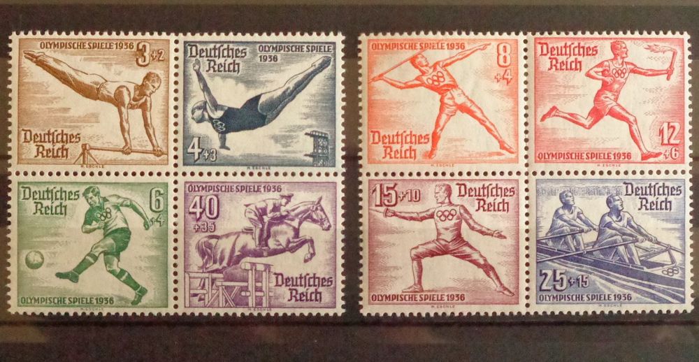 DEUTSCHES REICH 1936: Viererblocks ** aus Olympia-Blocks | Kaufen auf Ricardo
