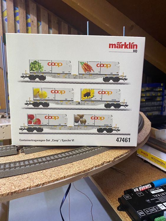 Märklin 47461 Coffret wagons marchandises container COOP (Neu und ...