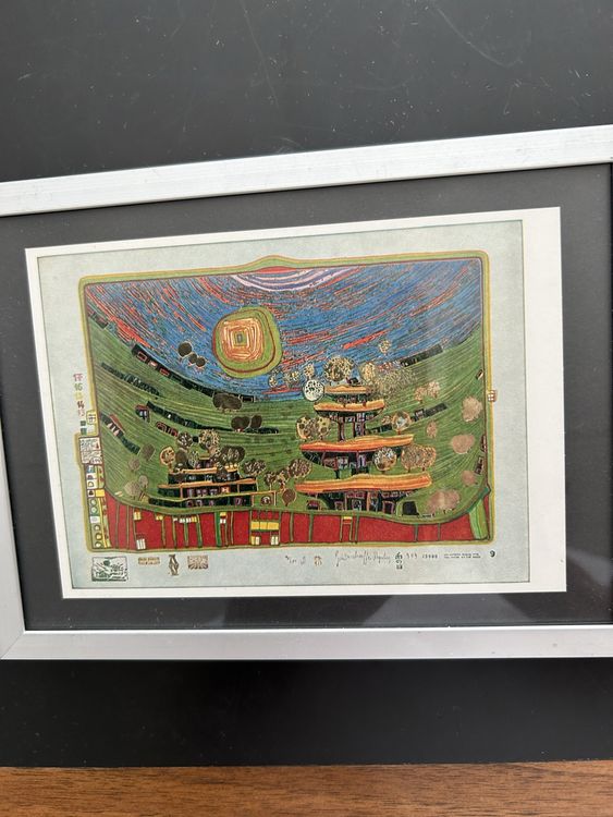 Miniatur Reprint Farbserigrafie von F. Hundertwasser (Gebraucht) in Zumikon für CHF 21.5 – mit ...