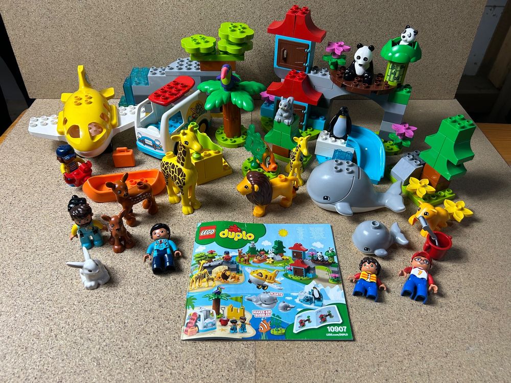 Lego Duplo kompletter grosser Zoo 10907 | Kaufen auf Ricardo