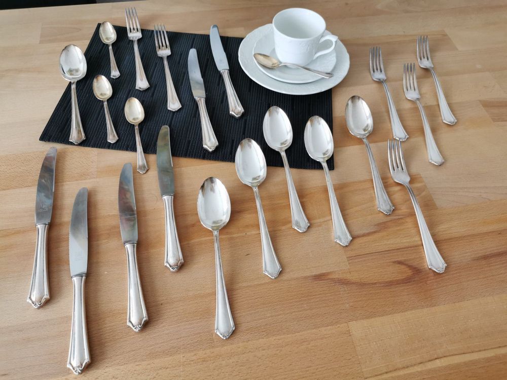 Silberbesteck - 22-teilig (Gebraucht) in Uster für CHF 25 – mit Lieferung auf Ricardo kaufen