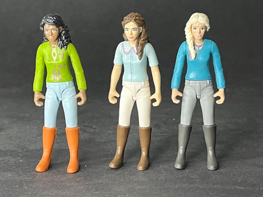 3 Schleich Figuren Reiter Reiterinnen beweglich | Kaufen auf Ricardo