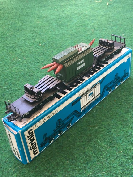 MÄRKLIN „Tiefladewagen“ 4617 (HO) (Gebraucht) in Wangen b. Olten für ...