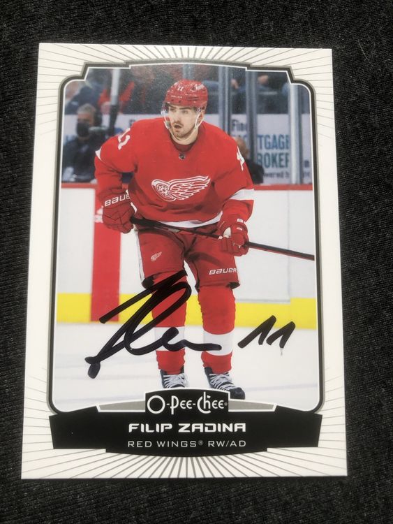 Filip Zadina HCD NHL Hockey Card signiert (Gebraucht) in Meierskappel ...