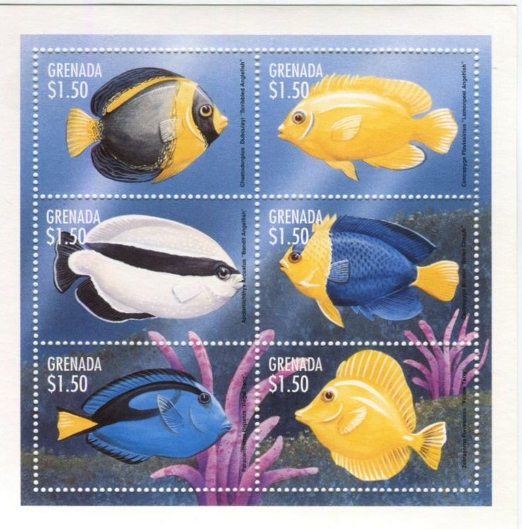 Block "Fische". Grenada (Neu und originalverpackt) in Basel für CHF 4 – mit Lieferung auf ...