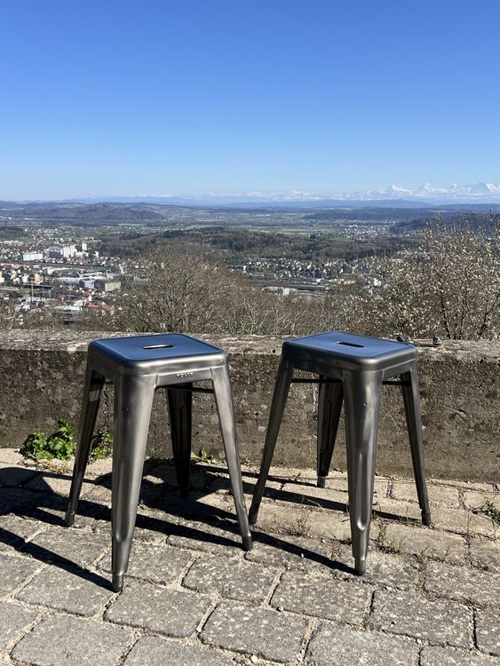 2x Tolix Hocker Metall Industrial Design (Gebraucht) in Evilard für CHF ...