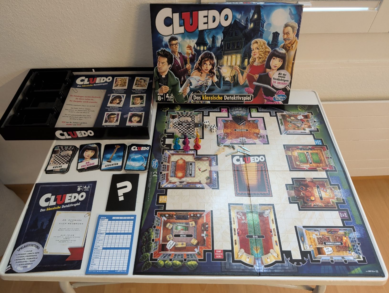 Cluedo - Das klassische Detektivspiel, komplett & top! (Gebraucht) in ...