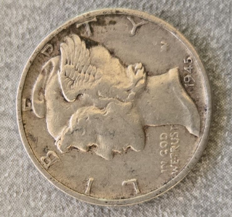 USA Dime 1945 "Mercury Head" - Sammlerstück für Numismatiker (Gebraucht ...