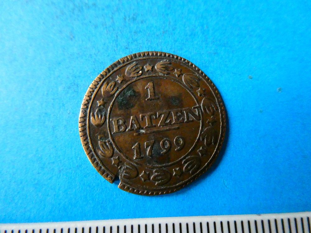Helvetische Republik 1799, 1 Batzen (Gebraucht) in Hinterforst für CHF 15 – mit Lieferung auf ...