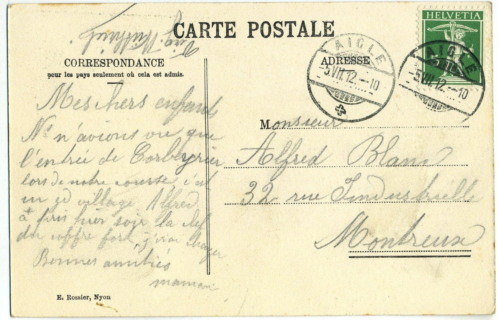 Corbeyrier. (D'occasion) à Versoix pour CHF 6 – avec livraison | Acheter sur Ricardo