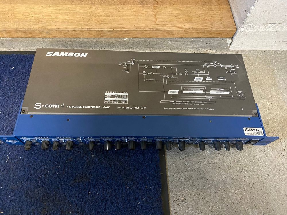 Samson S Com4 Compressor Kompressor Gate DSP driverack (Gebraucht) in ...