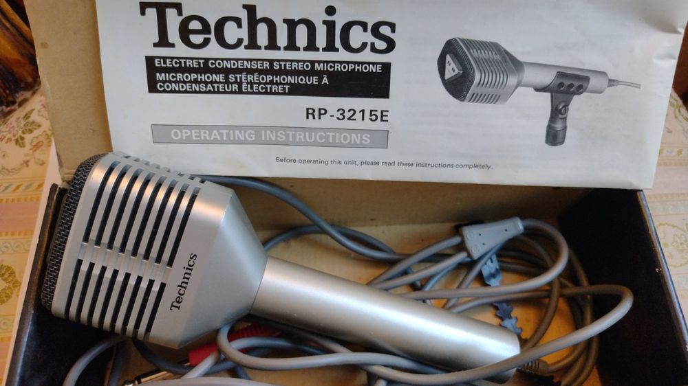 TECHNICS RP-3215E Condenser Stereo Microphone Mikrophon | Kaufen auf ...