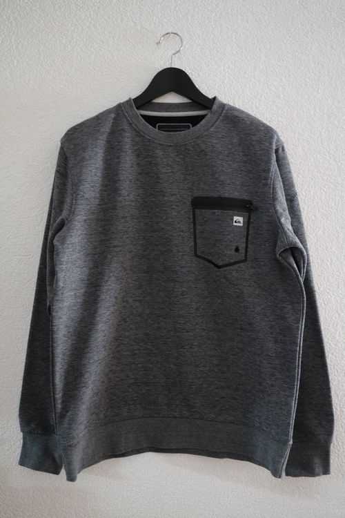 Quicksilver Pullover mit Pochette, grau, Gr. L | Kaufen auf Ricardo
