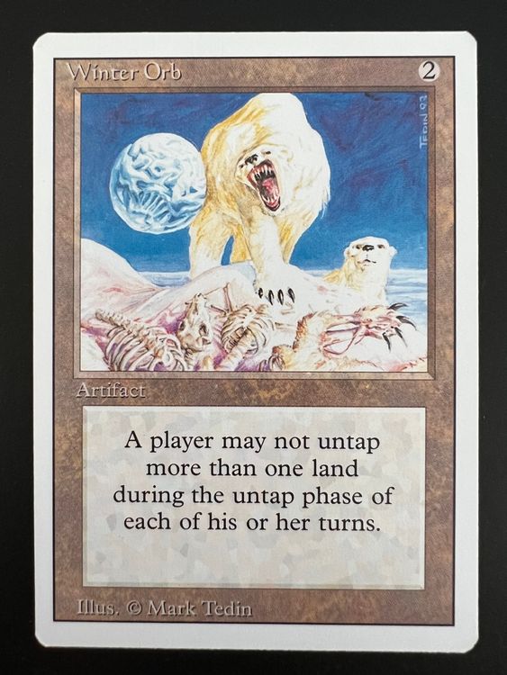Winter Orb – Magic / MTG - Revised / 1994 (Neu (gemäss Beschreibung ...