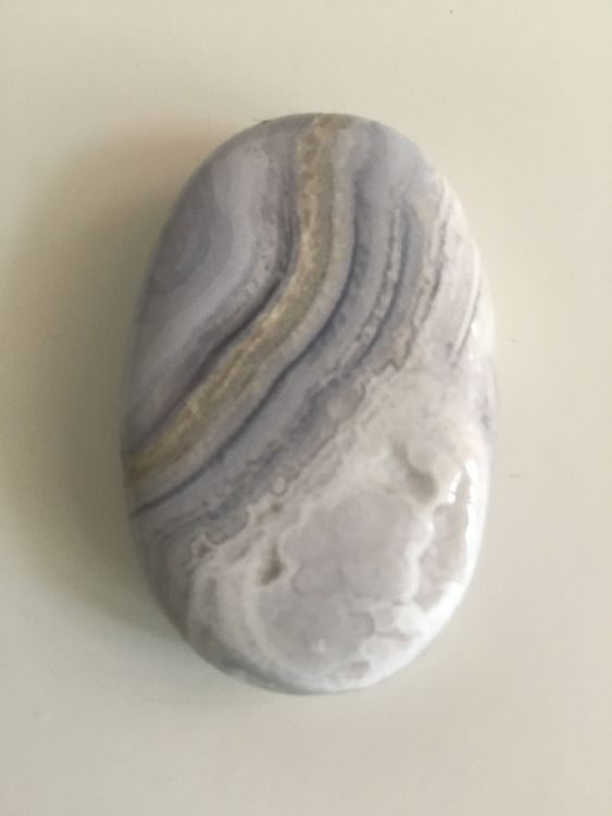 Schmuckanhänger Heilstein blauer Calcedon (Neu (gemäss Beschreibung ...
