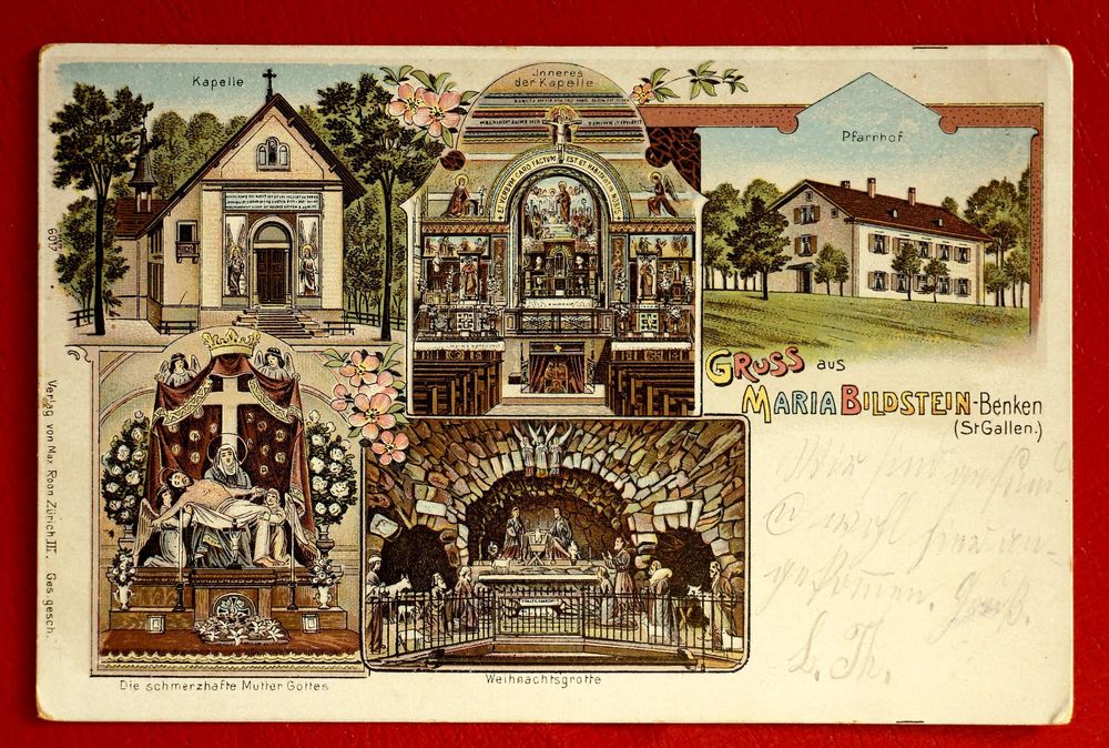 AK LITHO "GRUSS AUS MARIA BILDSTEIN-BENKEN" 1904 (Gebraucht) in St. Gallen für CHF 5 – mit ...