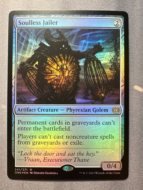 Soulless Jailer FOIL 241/271 Phyrexia ONE (Neu (gemäss Beschreibung ...