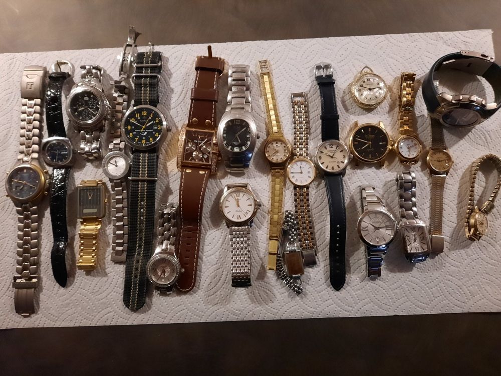 Uhren-lot 22,Stk. Ab,1.-Chf. | Kaufen auf Ricardo