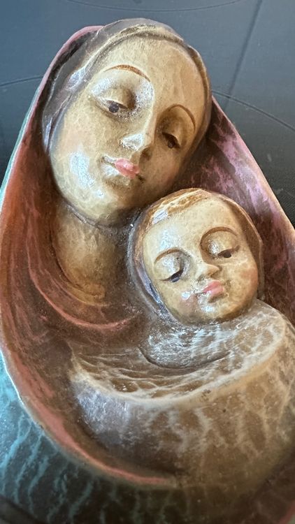 Maria mit Kind Wandbild Holz (Gebraucht) in Zürich für CHF 28 – mit Lieferung auf Ricardo kaufen