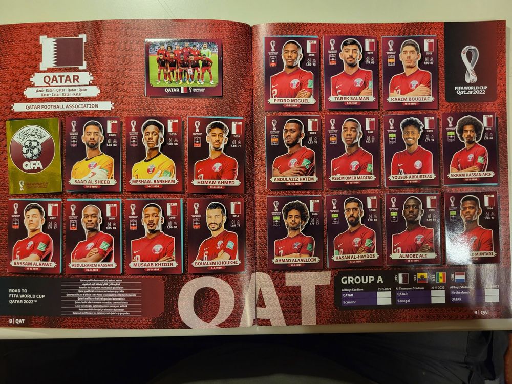 Panini WM 2022 Team Qatar | Kaufen auf Ricardo