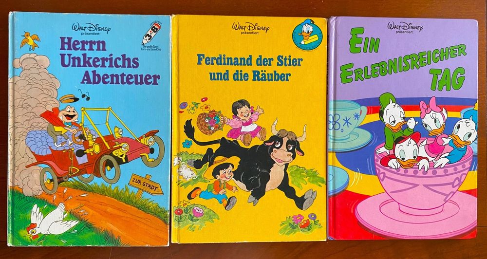 3 Walt Disney Bilderbücher Duck, Herr Unkenreich, Ferdinand (Gebraucht ...