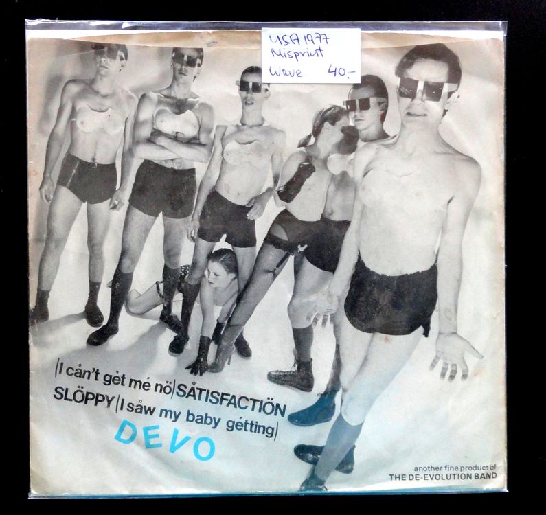 SI DEVO satisfaction DE-EVOLUTION USA 1977 NEW WAVE rar (Gebraucht) in ...