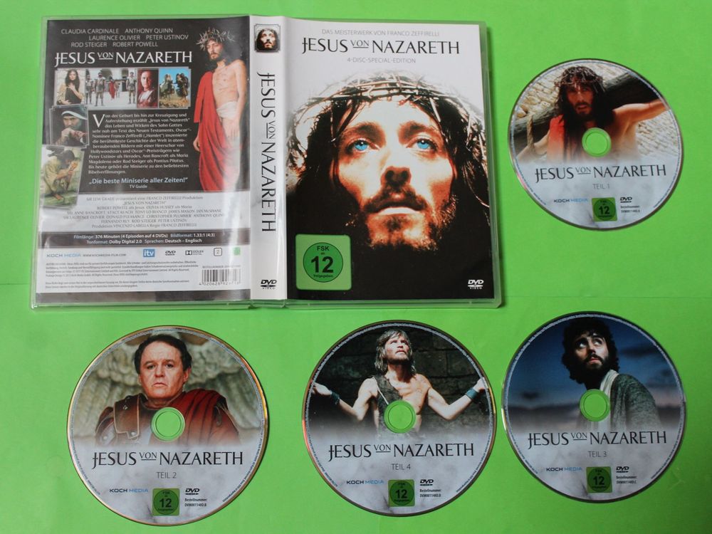 Jesus von Nazareth (Special Edition) 4DVD Guter Zustand | Kaufen auf Ricardo