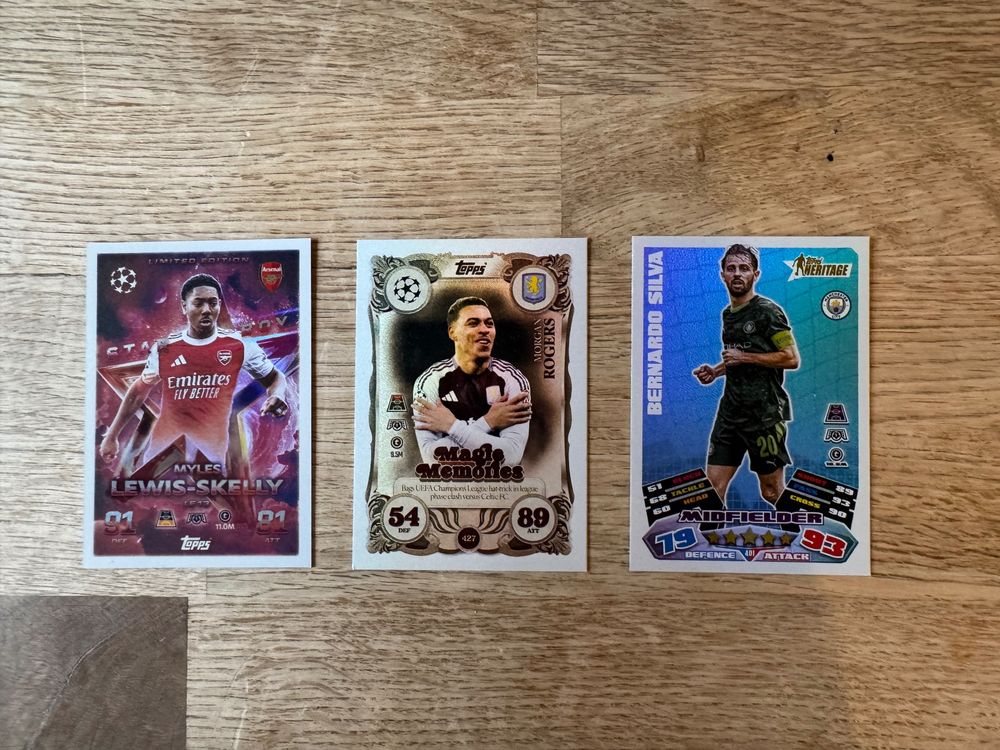 Topps / Match Attax / 3 Karten (Gebraucht) in Nänikon für CHF 5 – mit ...