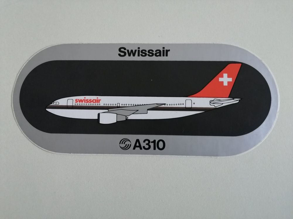 Swissair Airbus A310 Sticker / Kleber | Kaufen auf Ricardo