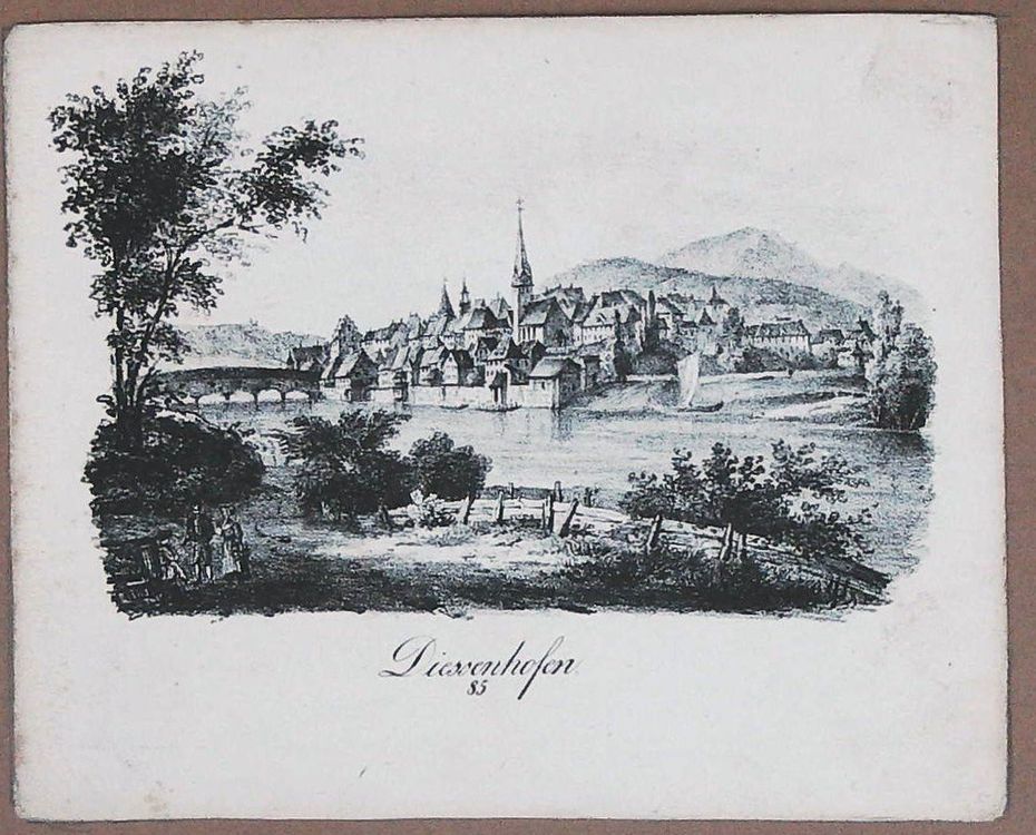 Diessenhofen Lithographie von Pecht 1832 (Gebraucht) in Rafz für CHF 85 ...