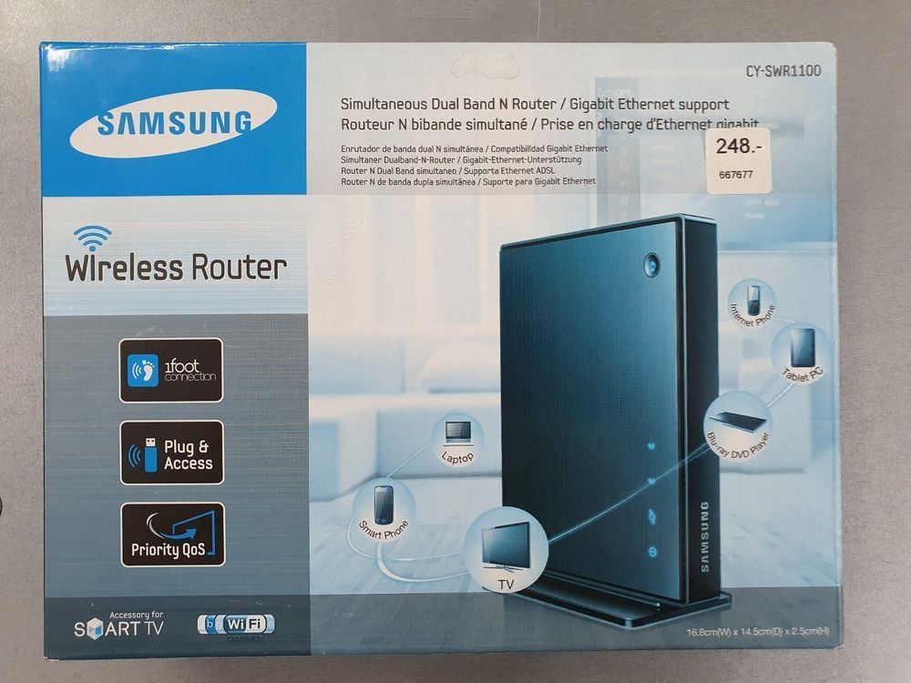 SAMSUNG CY-SWR1100 WLAN Router >NEU OVP