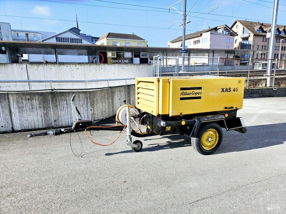 Baumkompressor Atlas Copco XAS 46 Dd inkl. Spitzhammer | Kaufen auf Ricardo