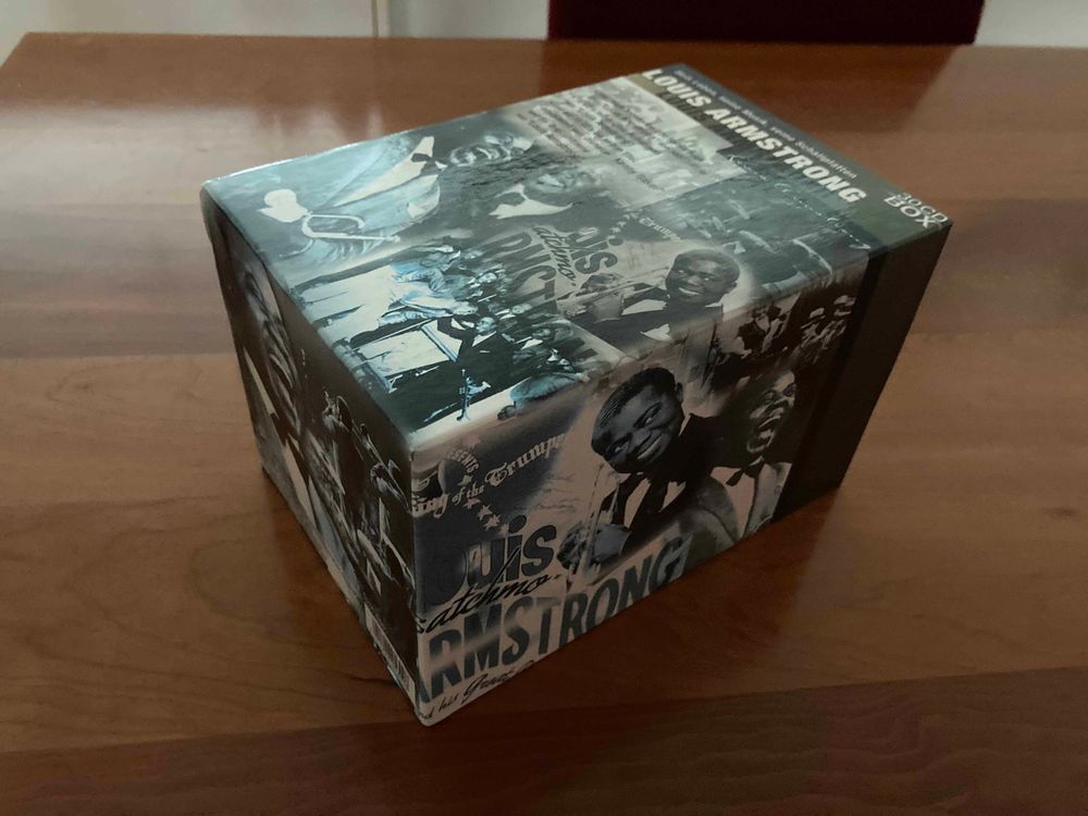 Sammlung von Louis Armstrong, Box mit 30 CD's u. Buch (Neu (gemäss ...