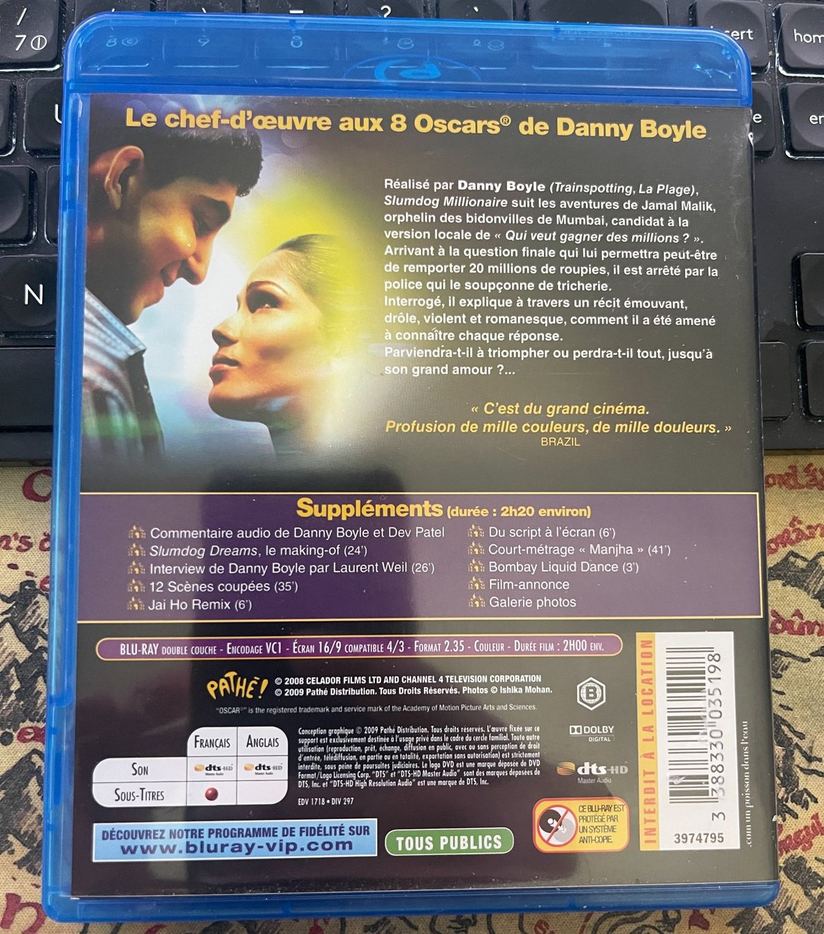 Slumdog Millionaire (2008) - Blu-ray (D'occasion) à Semsales pour CHF 6 ...