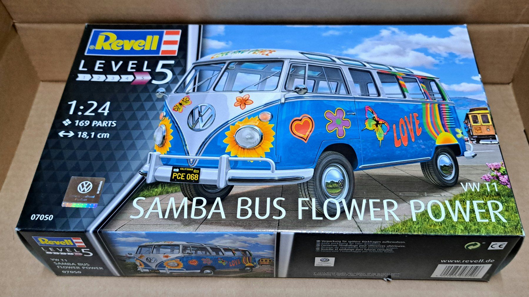 Revell 07050 VW T1 Samba Bus Flower Power (Neu und originalverpackt) in ...