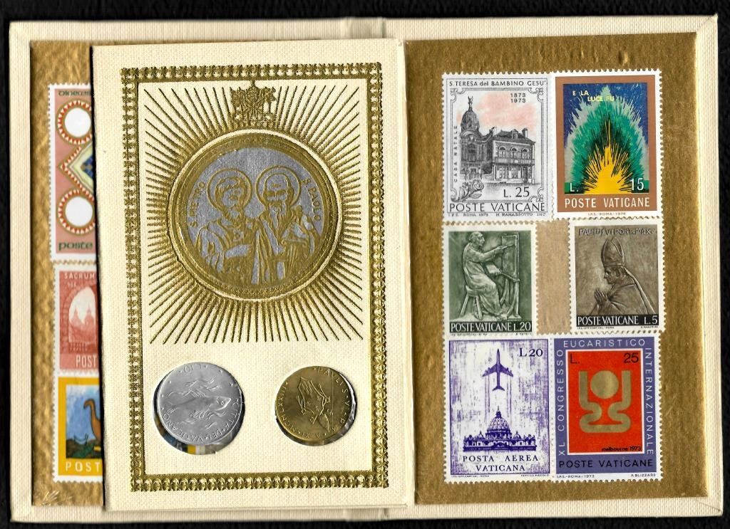 Top 1973 Vatikan Paul VI (BM** + Münzen FDC) (Neu (gemäss Beschreibung ...