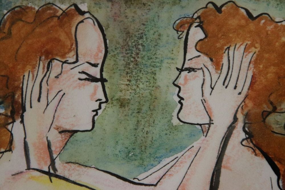 Akt, original Aquarell von Anna Frick | Kaufen auf Ricardo