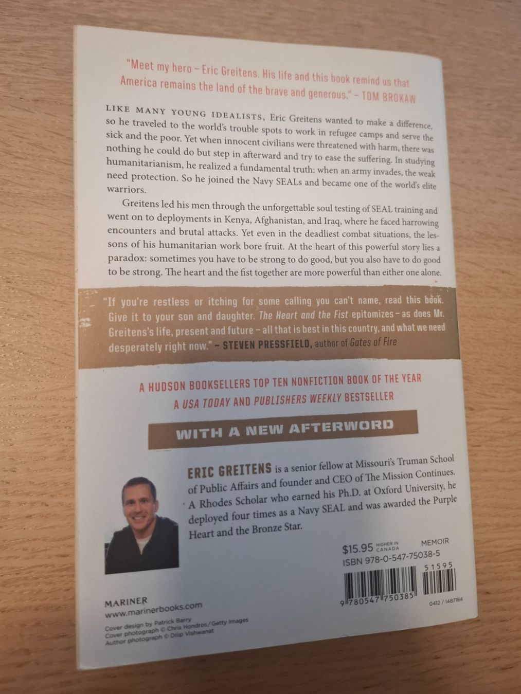 The Heart and the Fist - Eric Greitens, Top Zustand! (Gebraucht) in ...