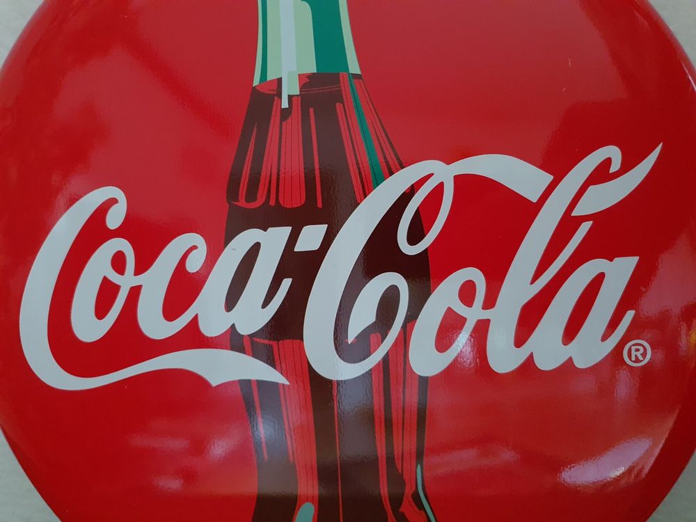 Blechschild Coca Cola Logo Blech Schild Reklame Retro | Kaufen auf Ricardo