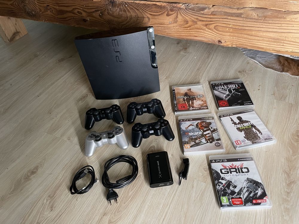Playstation 3 (PS3) 250GB inkl 4 Controller & 5 Spiele (COD) | Kaufen ...
