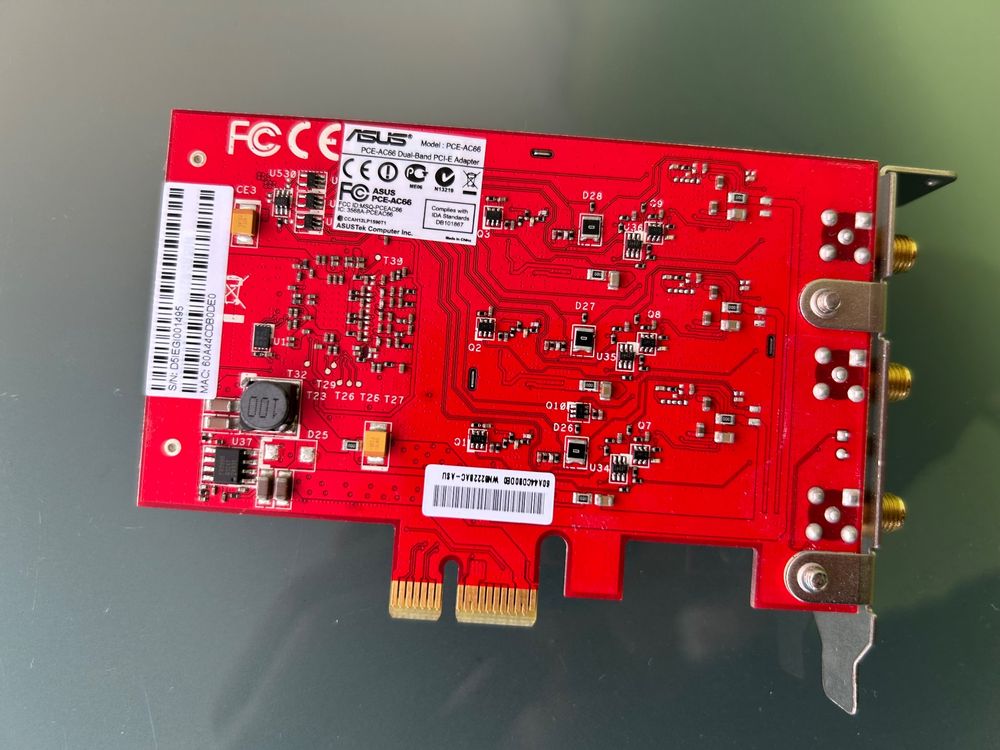 ASUS PCE-AC66, 802.11ac WLAN PCI-E Adapter (kurze Variante) (Gebraucht ...