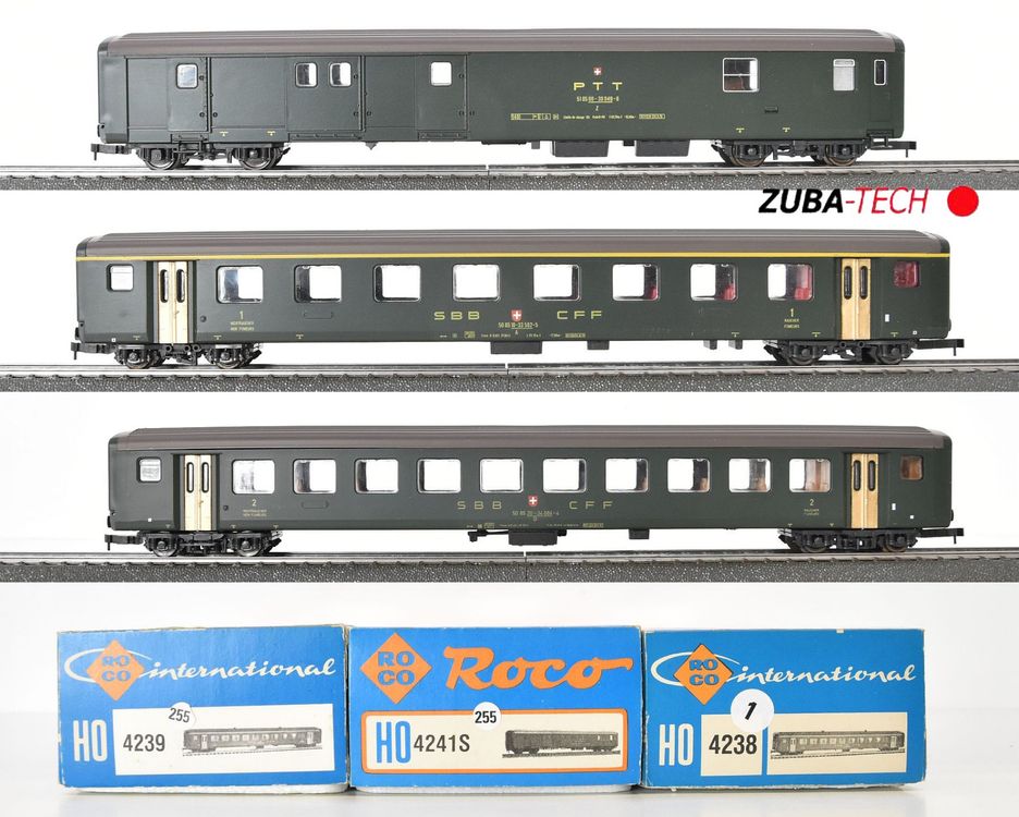 3x Roco EW I/II Personenwagen SBB H0 GS mit OVP (Gebraucht) in St. Gallen für CHF 36 – mit ...