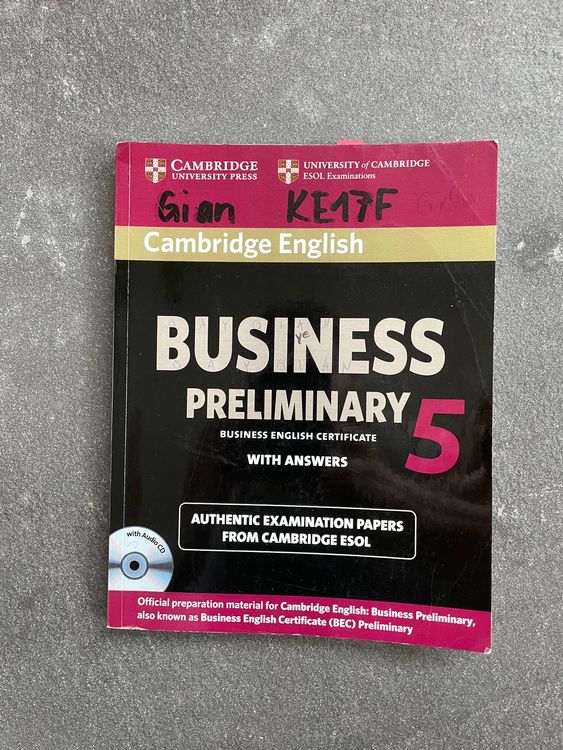 Business preliminary 5 (BEC) - Cambridge English | Kaufen auf Ricardo