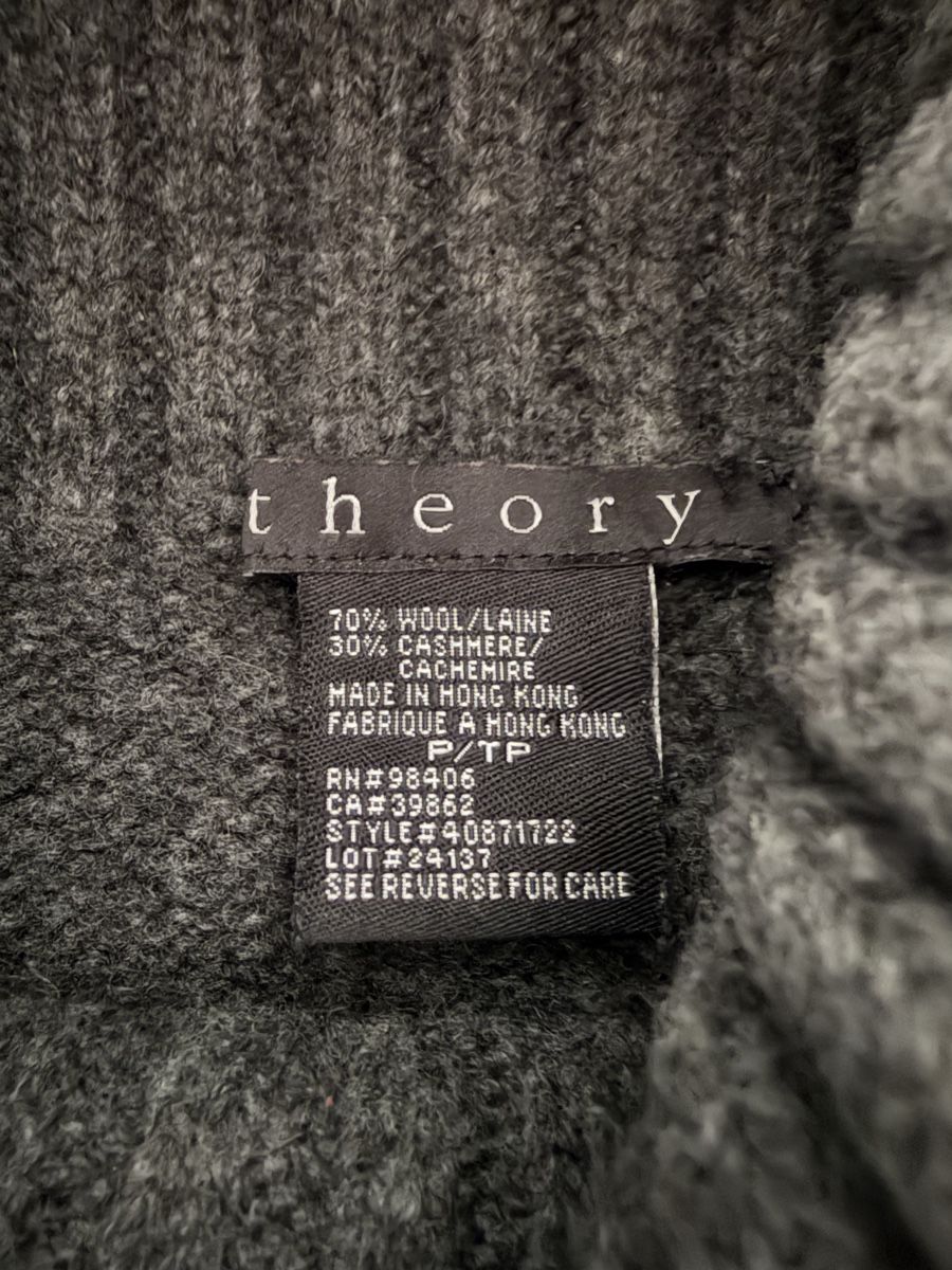 Theory - dicker Cashmere-Wollpullover, anthrazit (Gebraucht) in Zürich ...