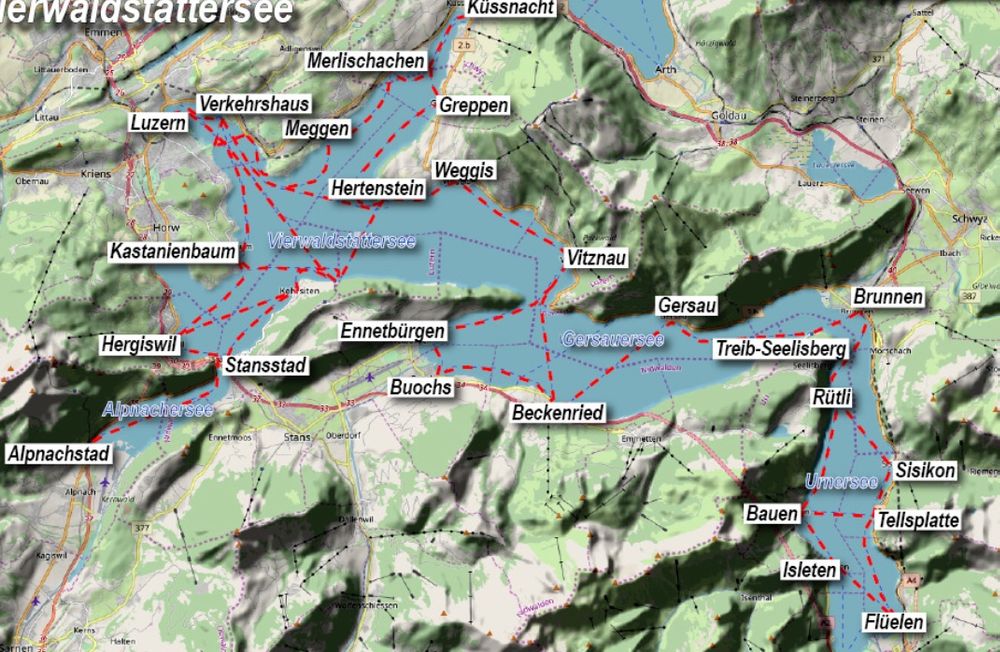 Wertkarte CHF 250 Franken SGV Vierwaldstättersee Schifffahrt (Neu und originalverpackt) in ...