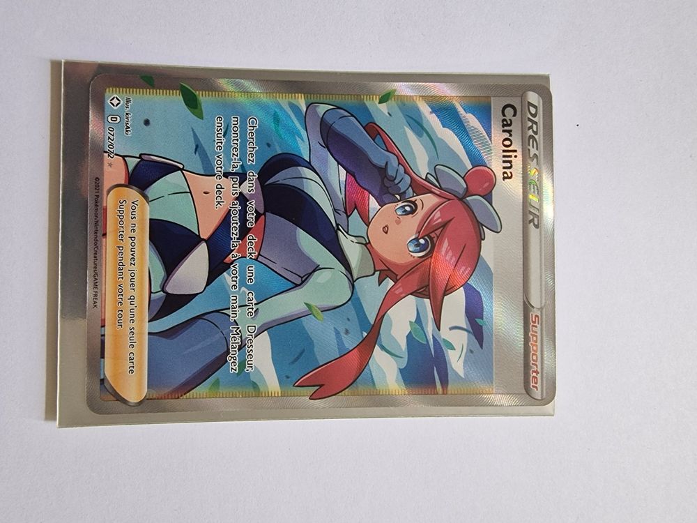 Pokemon 72/72 Carolina Full Art EB4.5 Epee et Bouclier 4.5 D | Kaufen ...