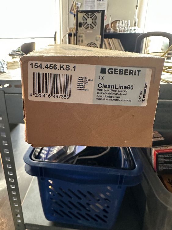 Geberit CleanLine 60 Duschrinne für dünne Bodenbeläge, 90 cm (Neu und ...