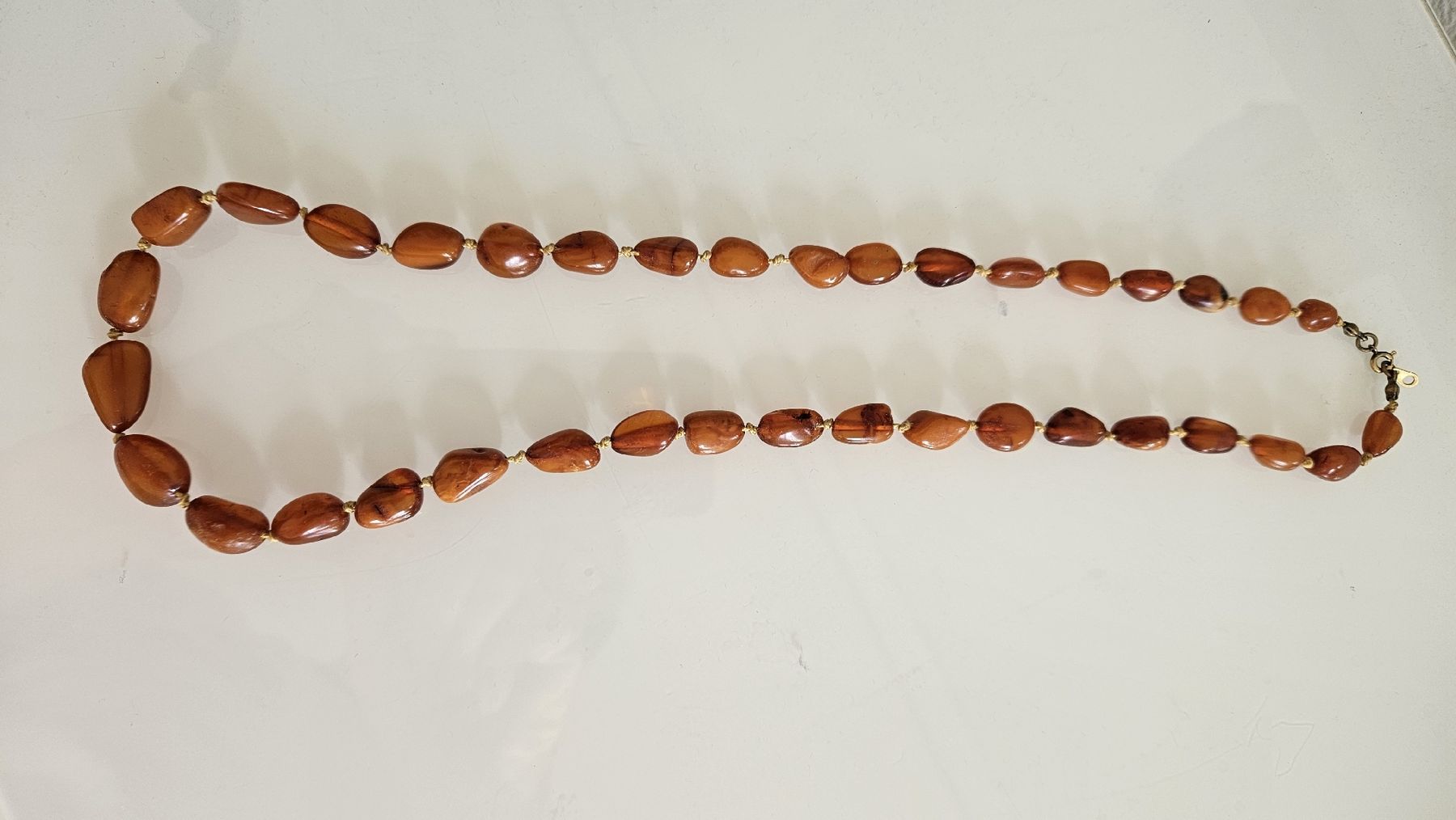 🎇Bernstein Ketten, Vintage, Cognacfarben, 2 Stück (D'occasion) à Bern ...