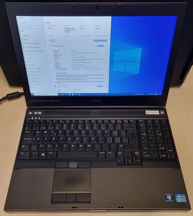 DELL Precision M4700 i7-3740QM, 16GB RAM, CAD Workstation (Gebraucht ...